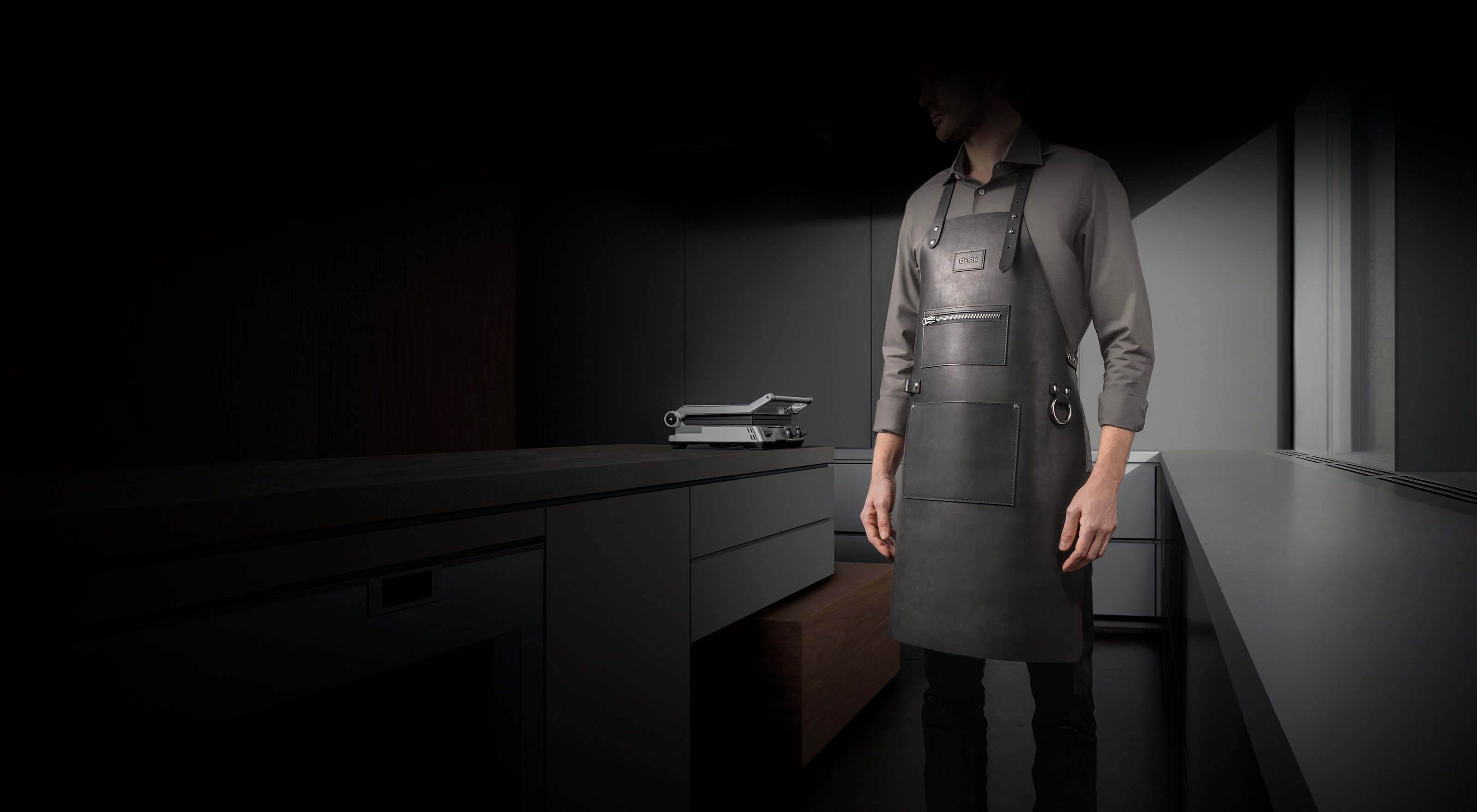 Кожаный фартук HP533 BORK - купить в официальном интернет-бутике БОРК