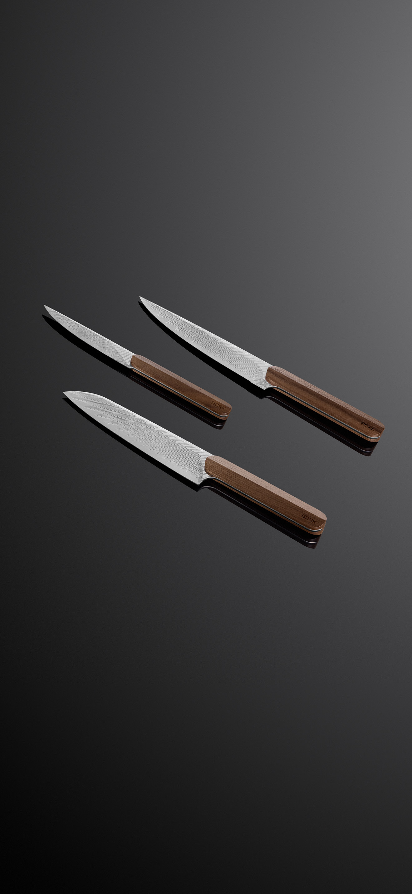 BORK Набор из 3 ножей HN801 – Купить в официальном интернет-бутике БОРК