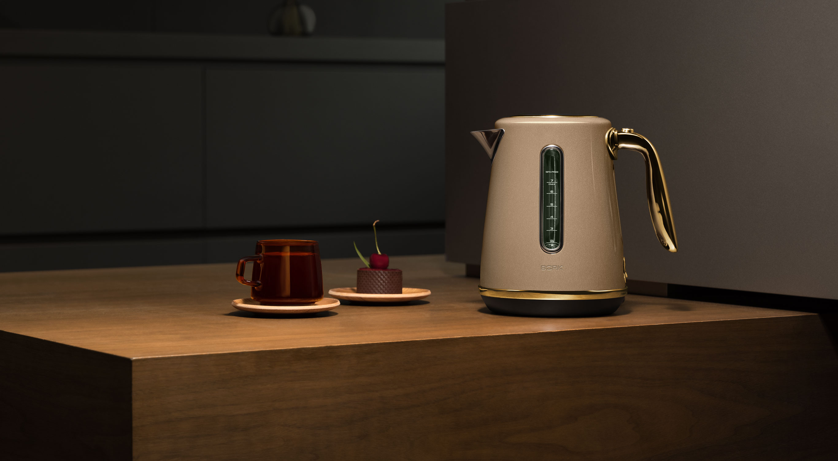 Чайник K703 ch Gold BORK - купить в официальном интернет-бутике БОРК